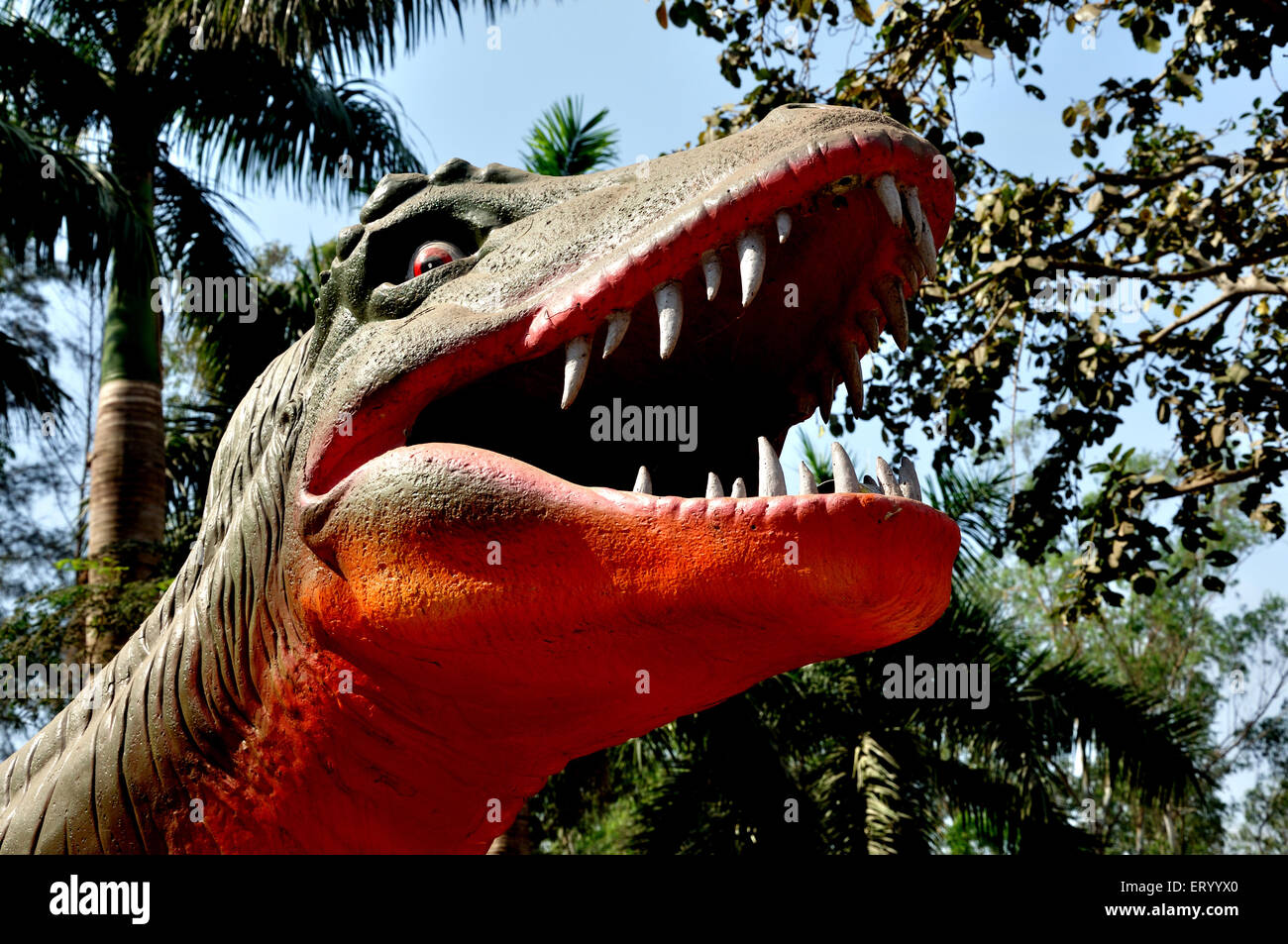 Dinosaur sculpture at Digha beach ; West Bengal ; India , asia Stock ...