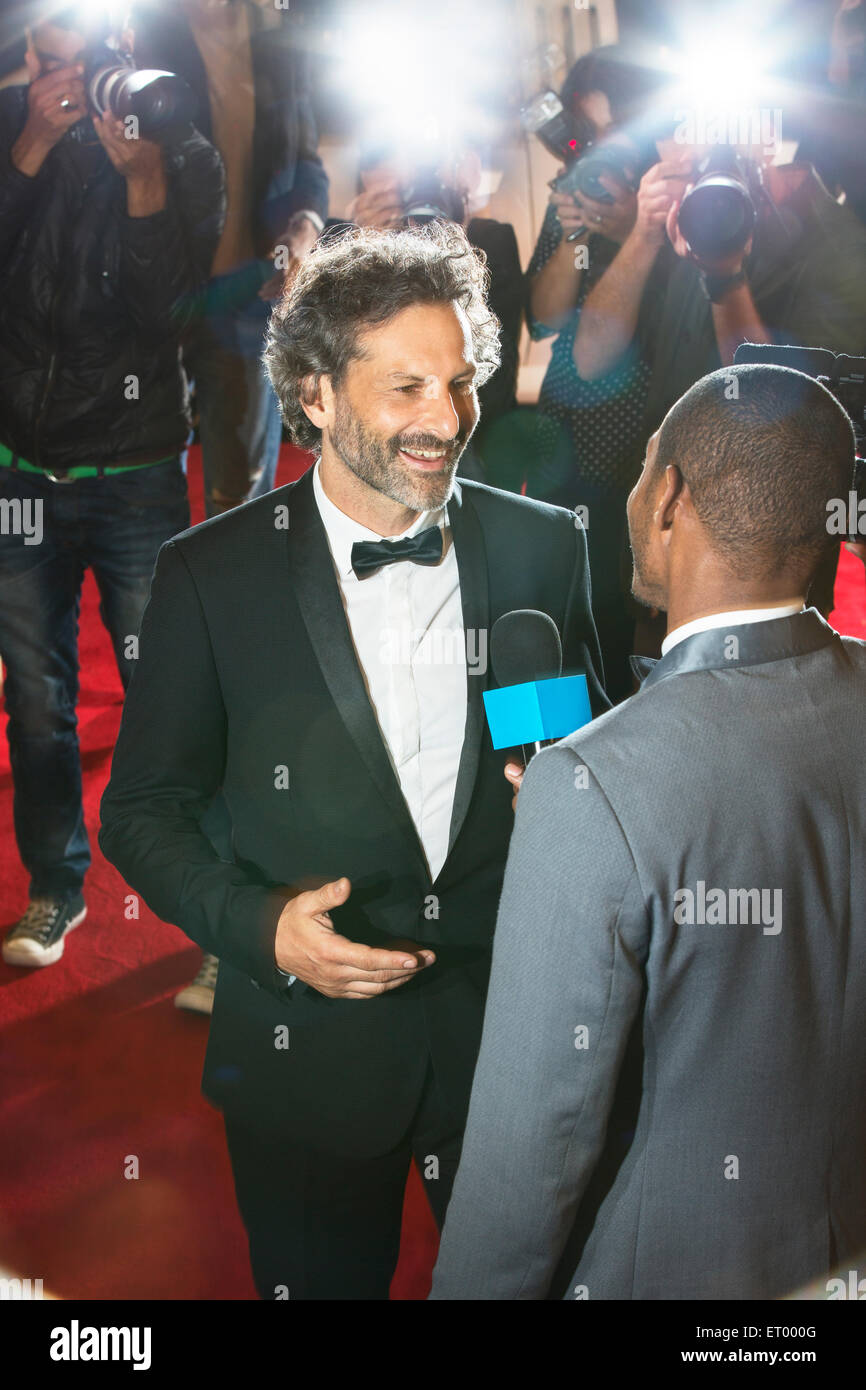 Celebrity interview hi-res stock photography and images - Alamy