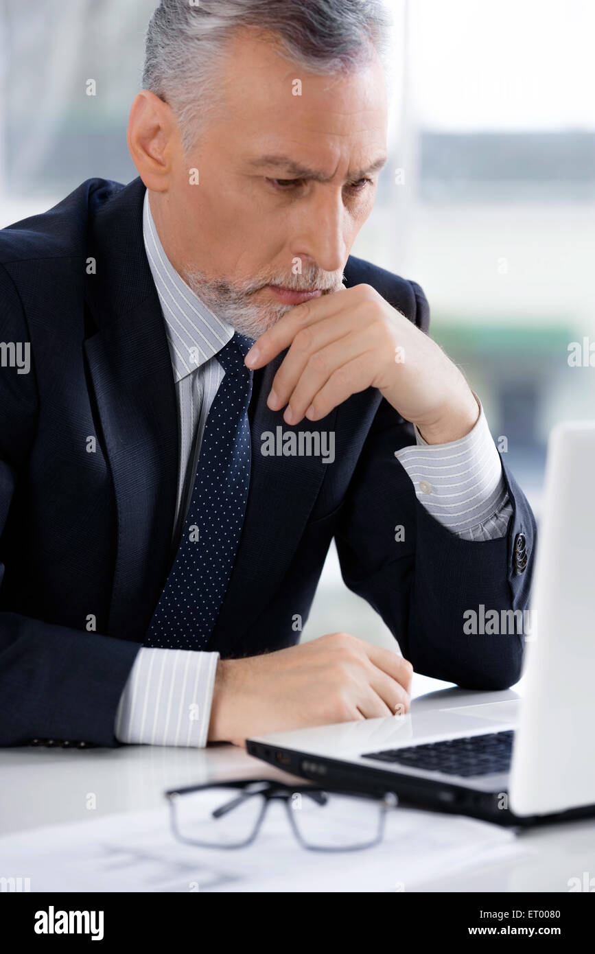 Concept for businessman in office Stock Photo - Alamy