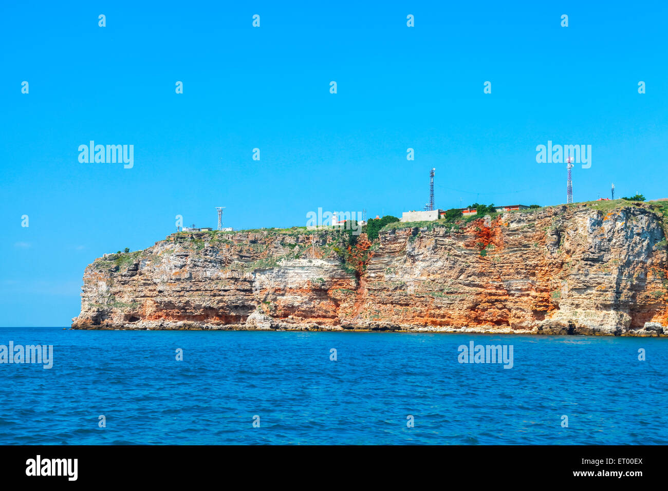 Coastal landscape of Kaliakra headland, Southern Dobruja region of the ...