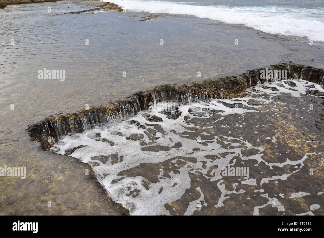Beautiful sight - falling water Stock Photo - Alamy