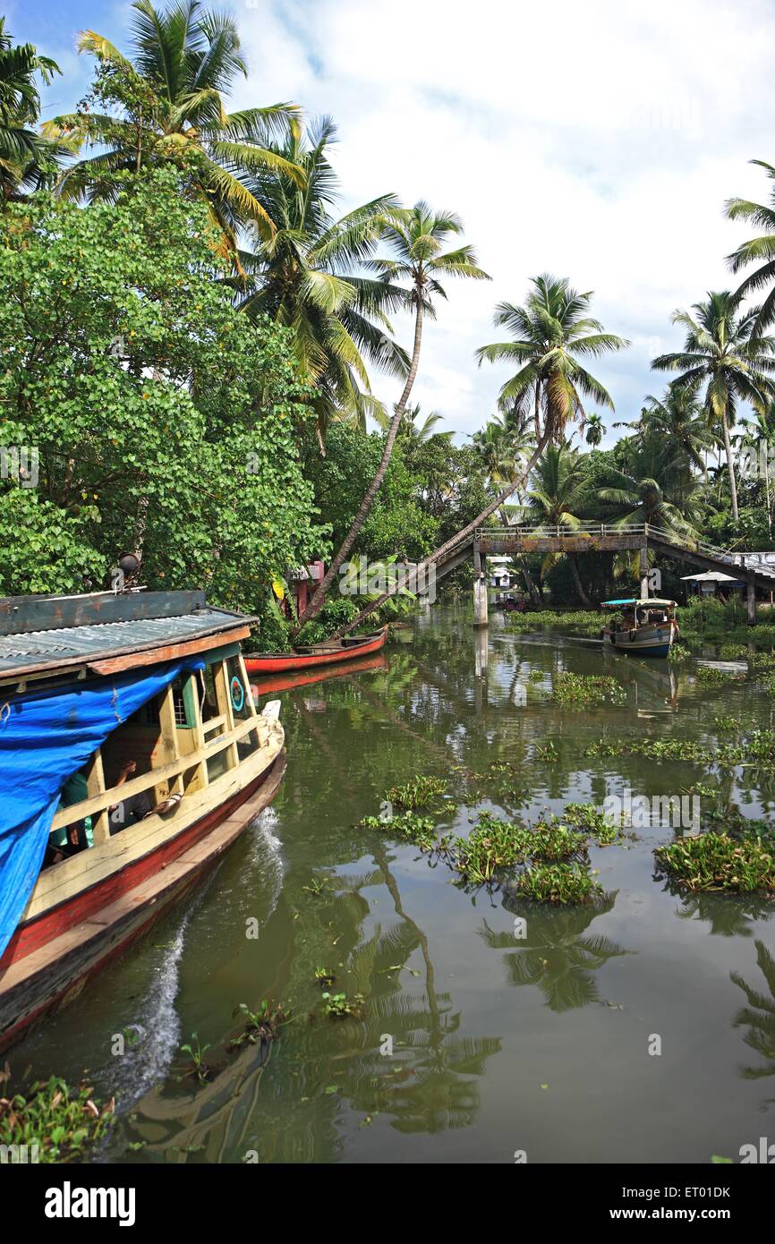 Alleppey houseboats hi-res stock photography and images - Alamy