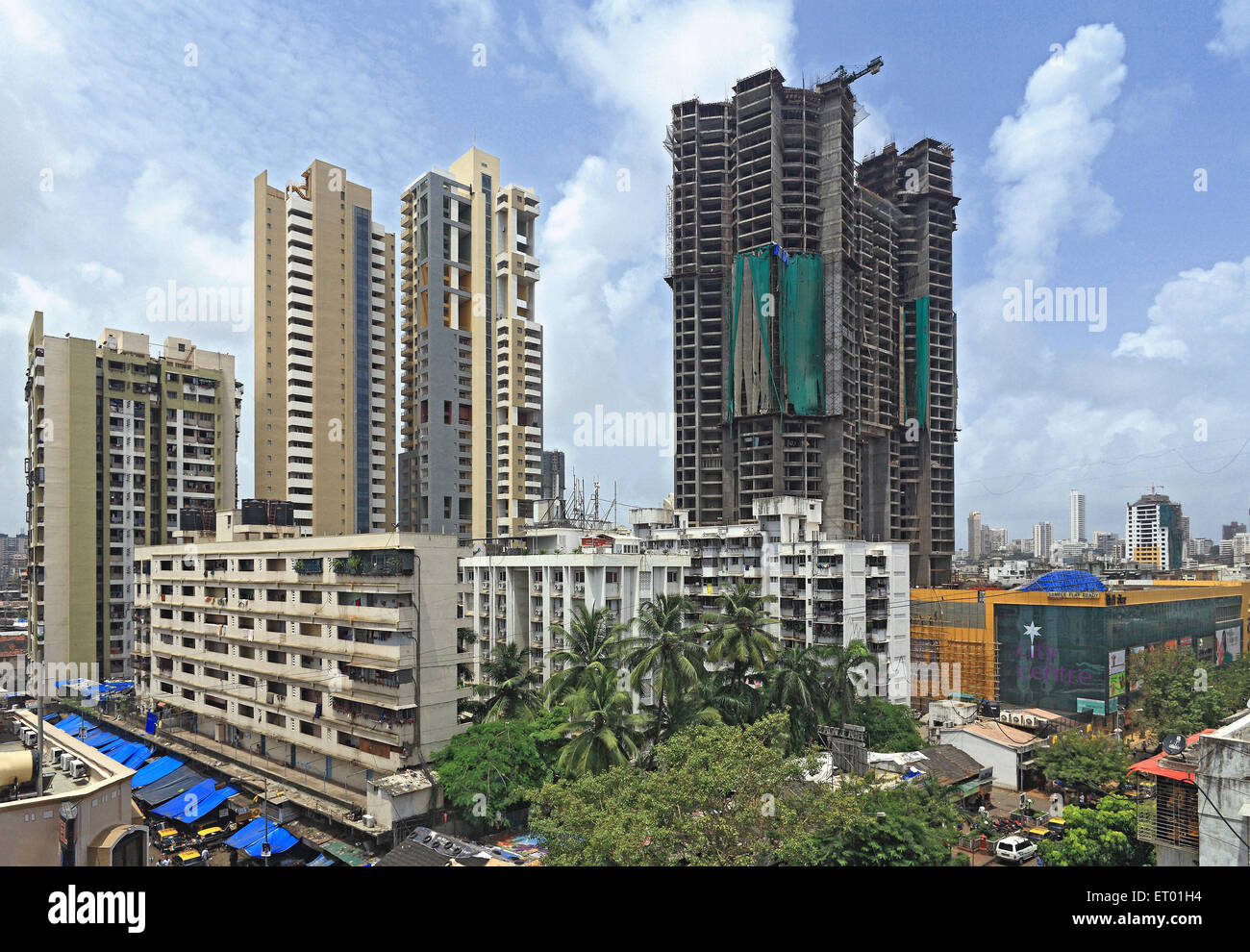Building construction, Central area, Bombay, Mumbai, Maharashtra, India ...