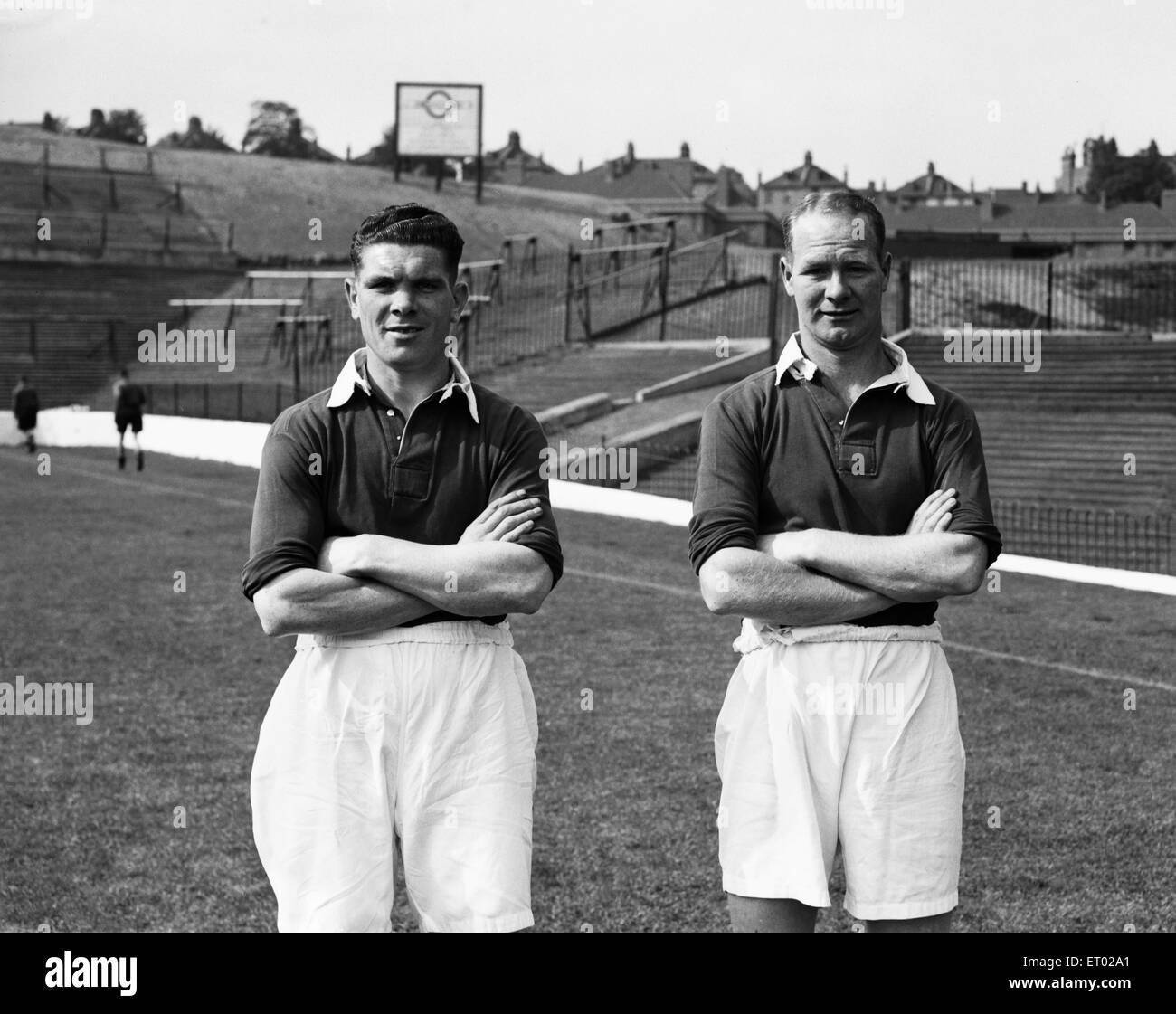 Members of Charlton Athletic Football Club, Jack Oakes and Don Welsh at ...