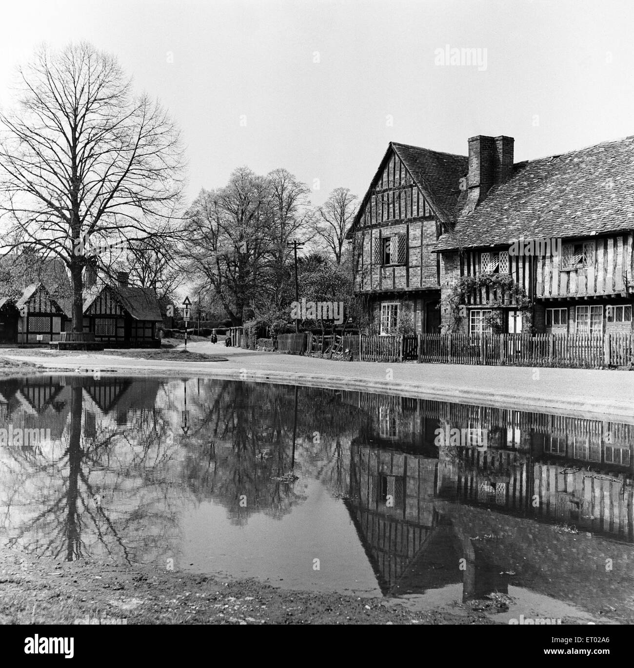 Views of Aldbury Village, near Tring in Hertfordshire. 18th May 1954 ...