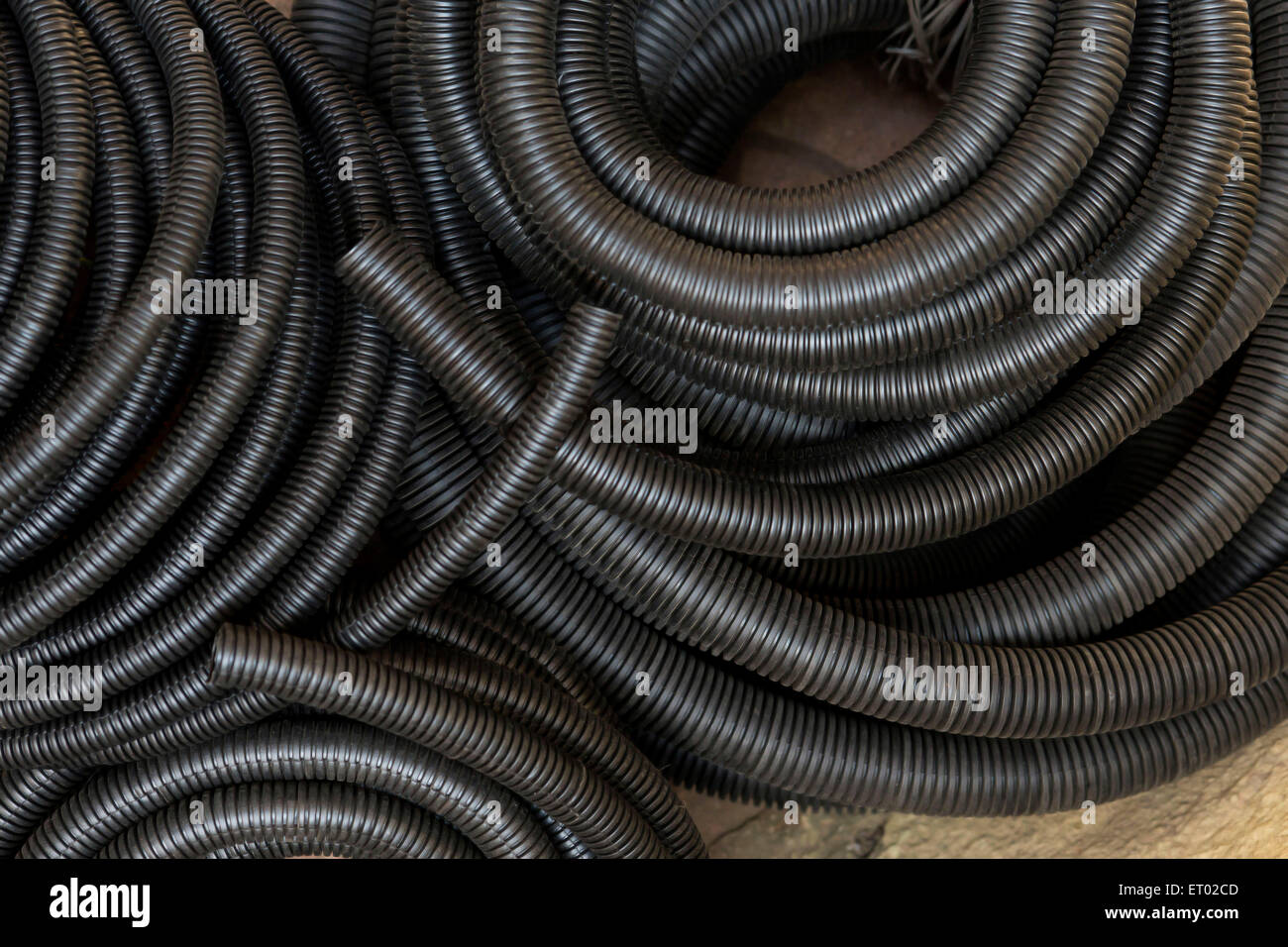PVC Cable Conduits India Asia Stock Photo - Alamy