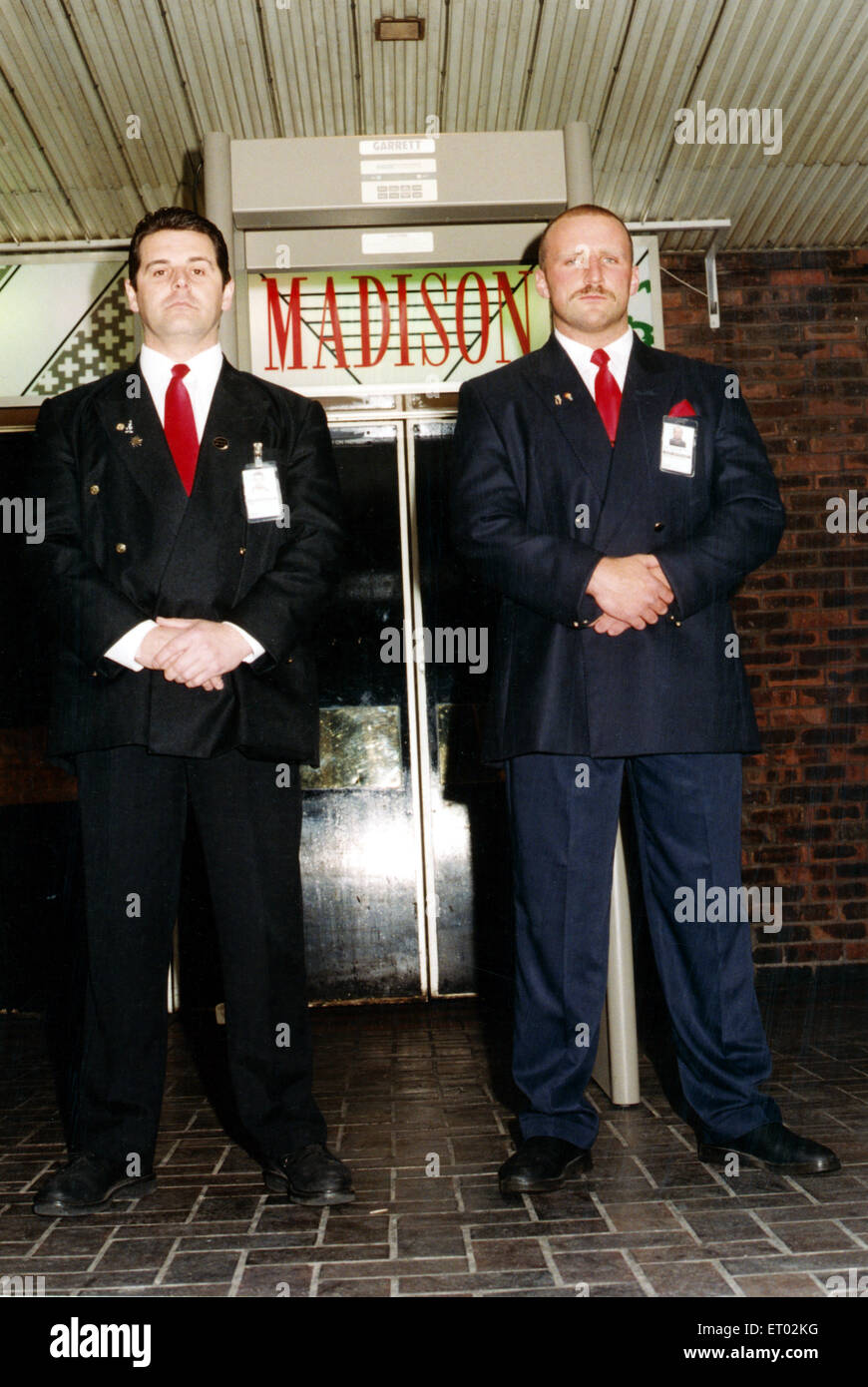 Madison nightclub in Newcastle, Tyne and Wear. Left to right, Derek ...