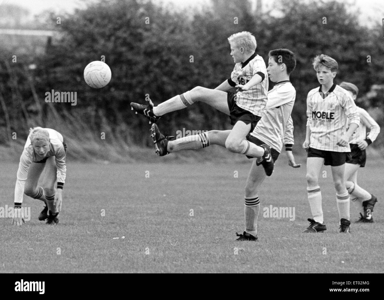 Black Kids Playing Football
