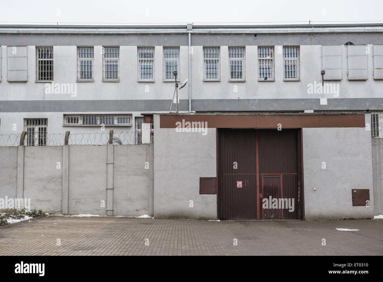 Inside the Sluzewiec Prison in Warsaw, Poland Stock Photo - Alamy