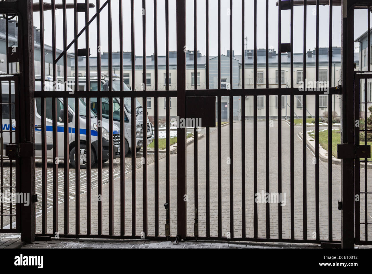 Inside the Sluzewiec Prison in Warsaw, Poland Stock Photo - Alamy