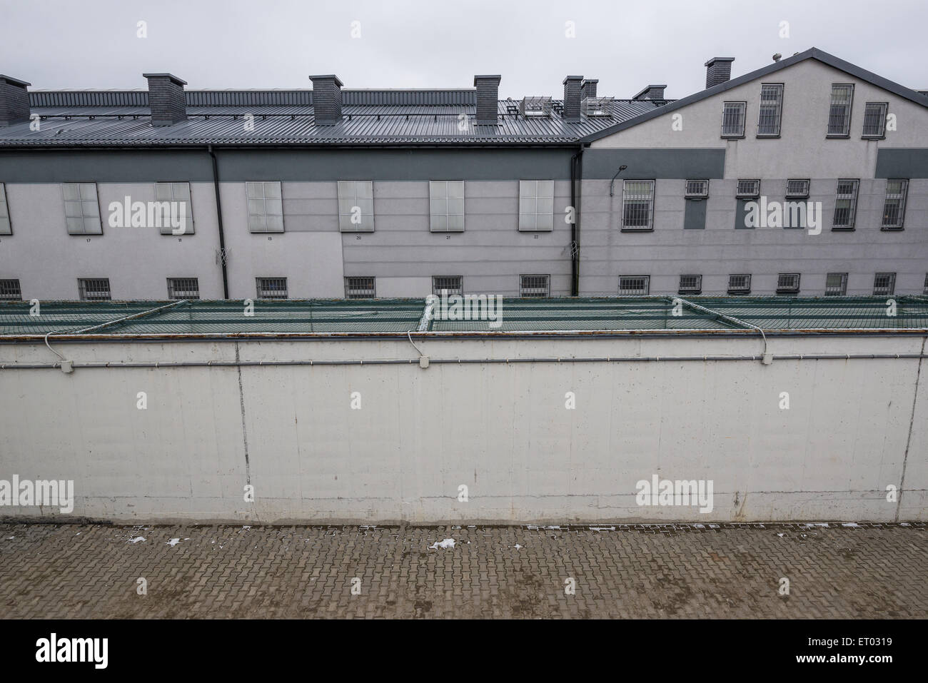 Inside the Sluzewiec Prison in Warsaw, Poland Stock Photo - Alamy