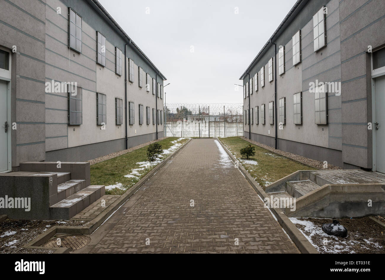 Inside the Sluzewiec Prison in Warsaw, Poland Stock Photo - Alamy