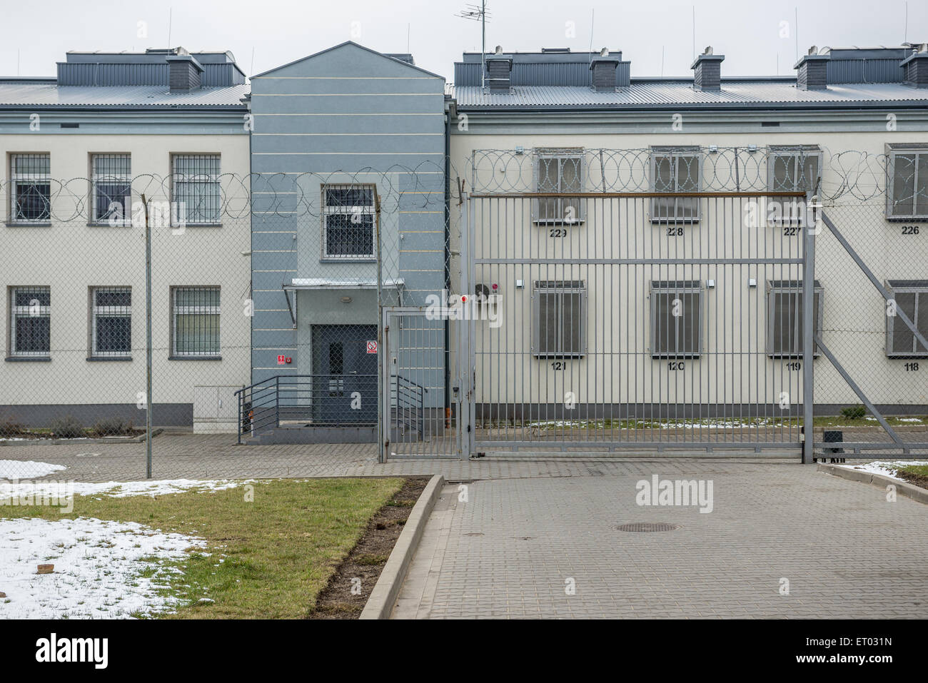 Inside the Sluzewiec Prison in Warsaw, Poland Stock Photo - Alamy