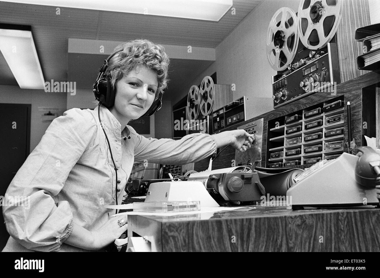 Sue Todd, trainee journalist, pictured in Newsroom of BRMB Radio ...