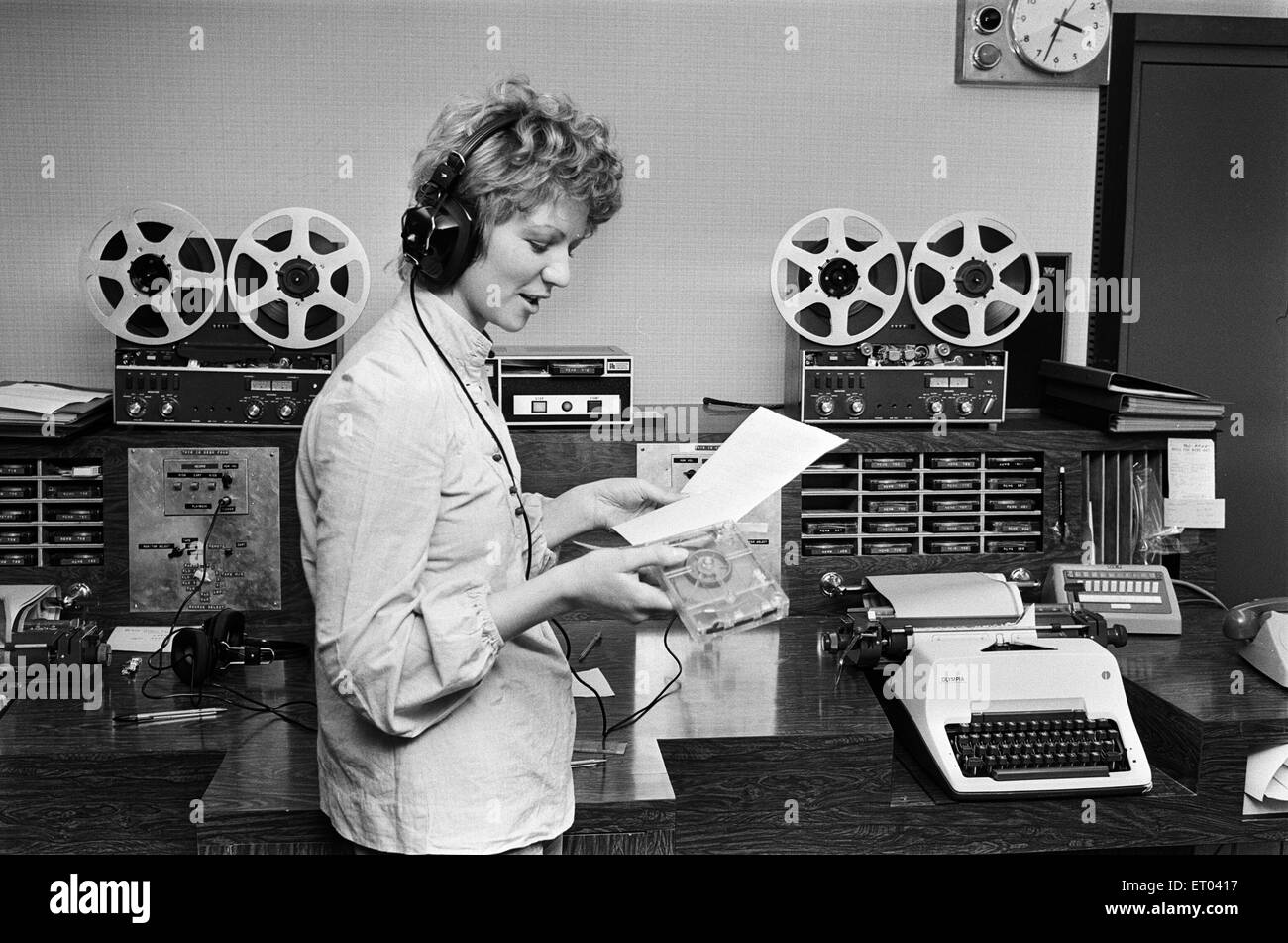 Sue Todd, trainee journalist, pictured in Newsroom of BRMB Radio ...