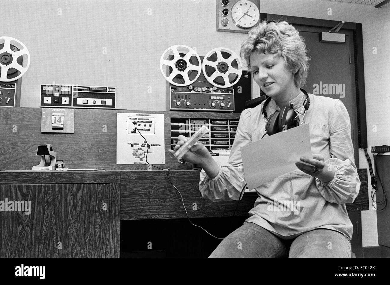 Sue Todd, trainee journalist, pictured in Newsroom of BRMB Radio ...