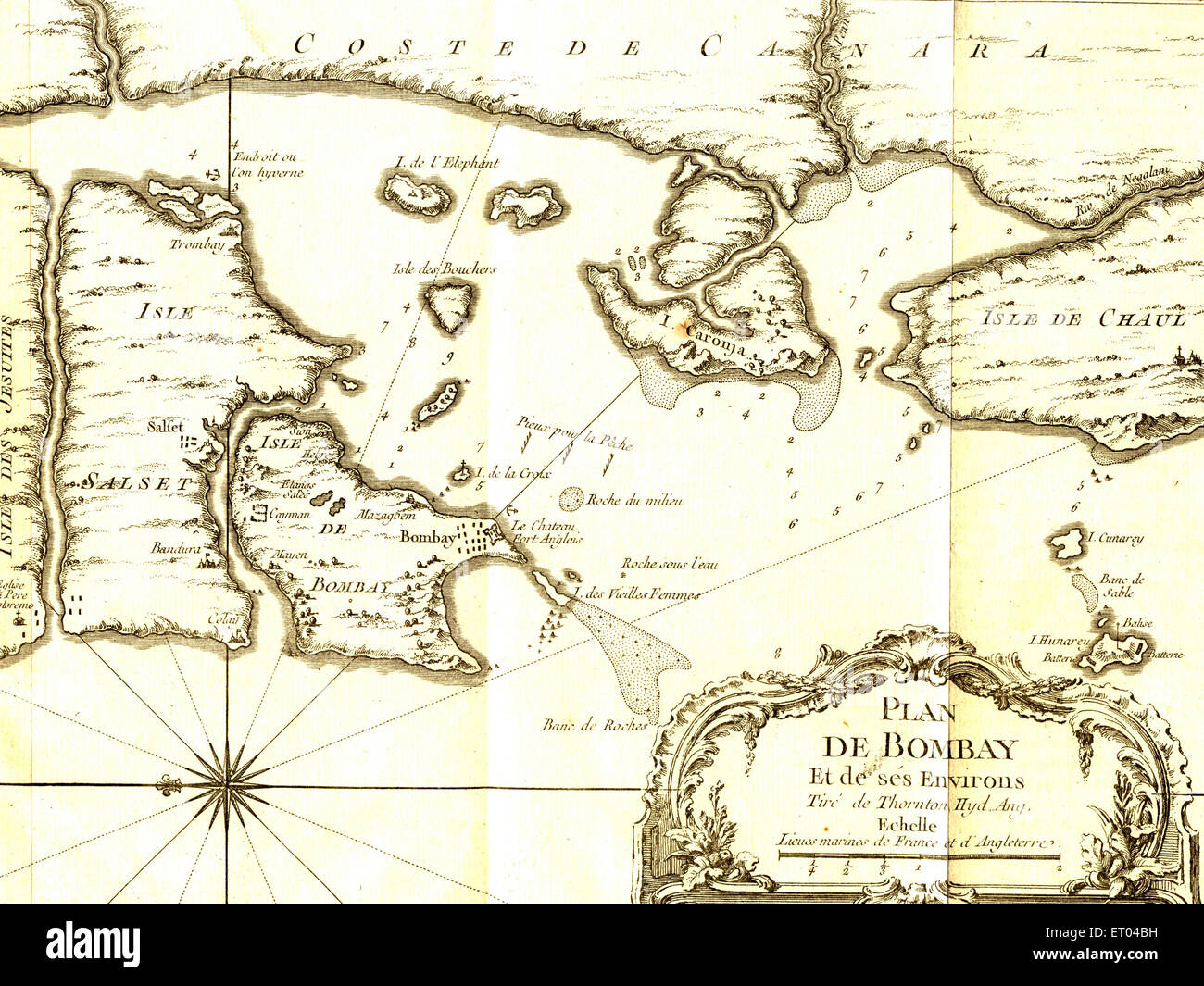 Vintage map of india hi-res stock photography and images - Alamy