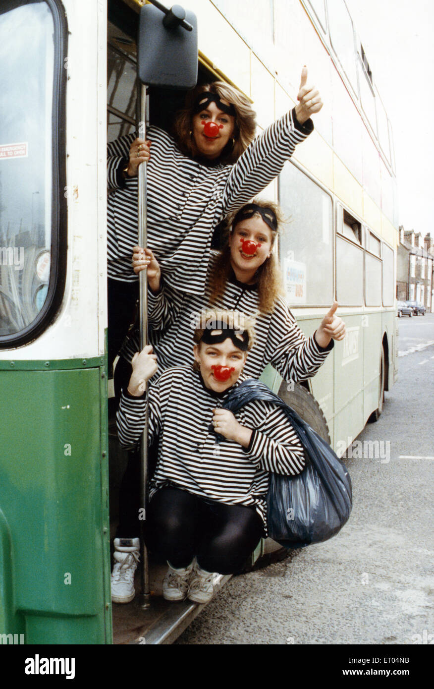 Its daylight robbery but you've got to laugh at these girl's getaway ...