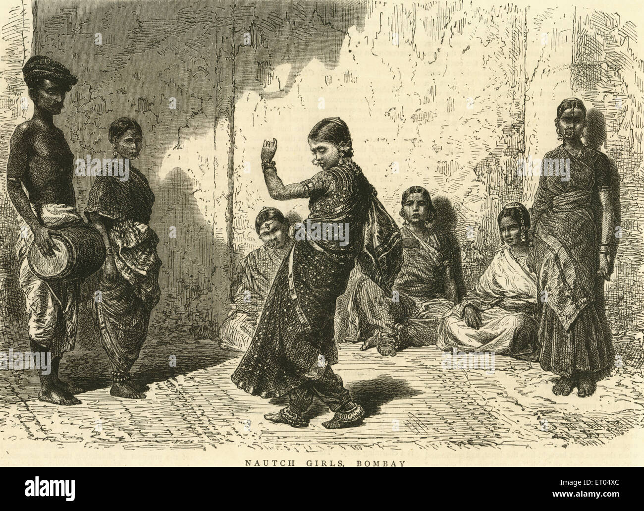 Nautch dance hi-res stock photography and images - Alamy