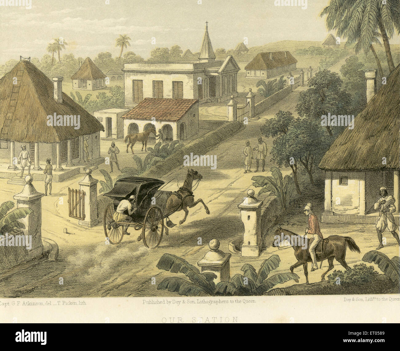 Colonial indian images hi-res stock photography and images - Alamy