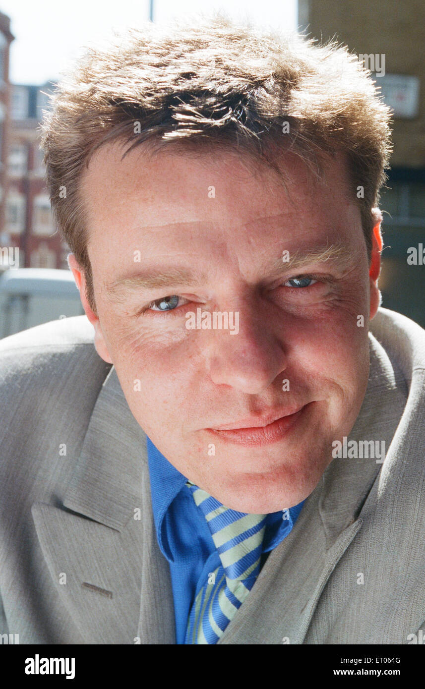 Suggs, lead singer of British ska group Madness, 30th April 1997 Stock ...