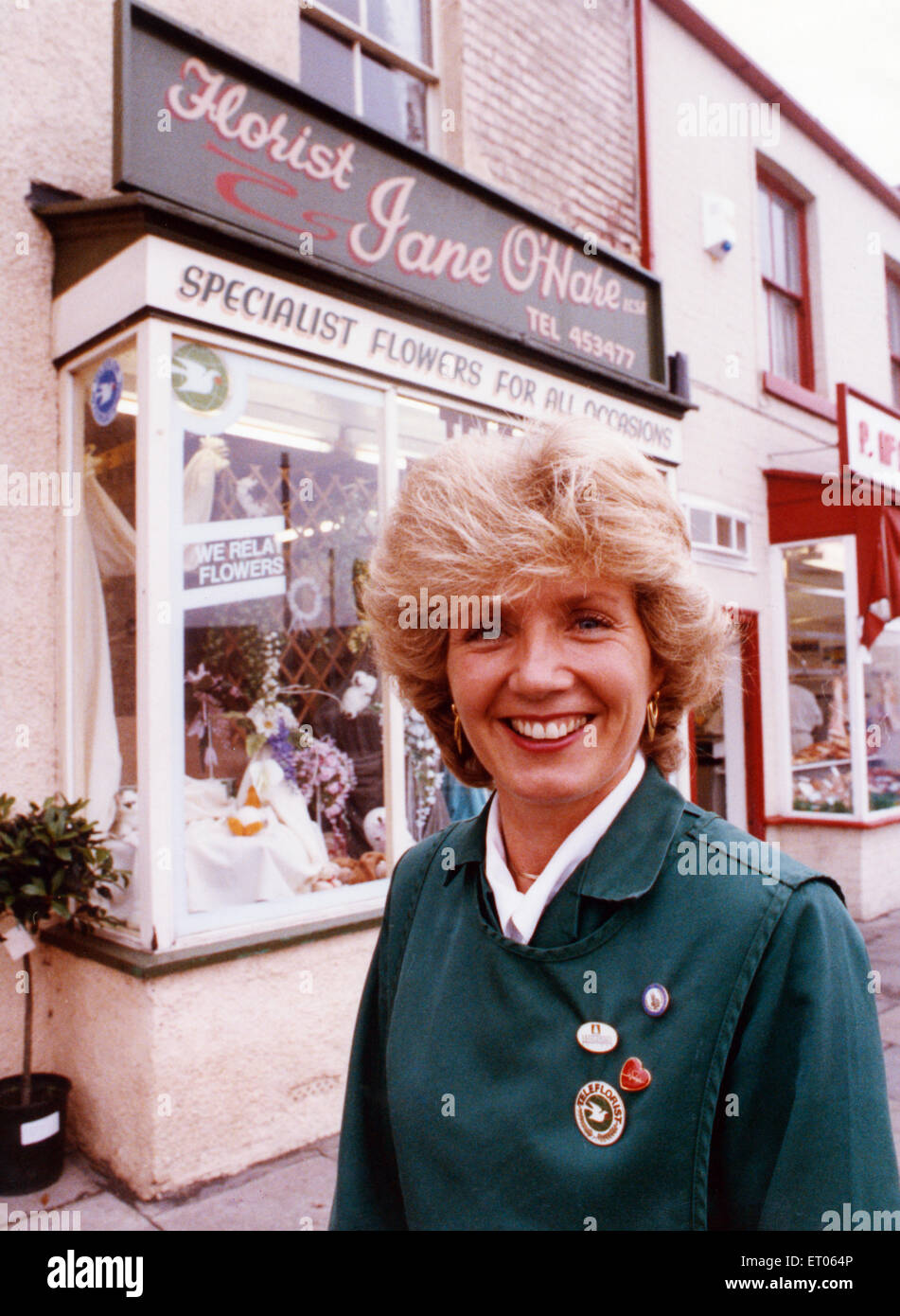 Florist Jane O'Hare, pictured outside her flower shop in Eston. Jane ...