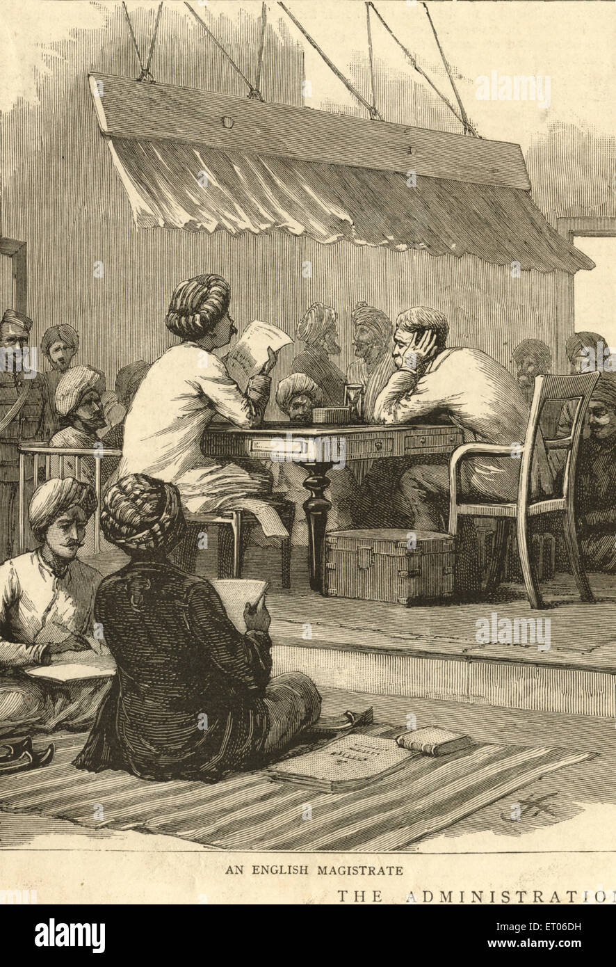 English judge 1800s hi-res stock photography and images - Alamy