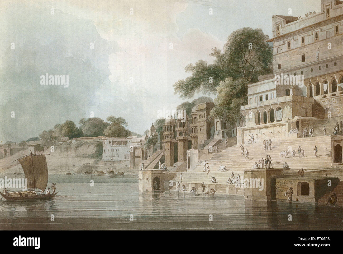 Dashashwamedh Ghat ; Dasasvamedha Ghat ; Ganga river Ganges ; Banaras ...