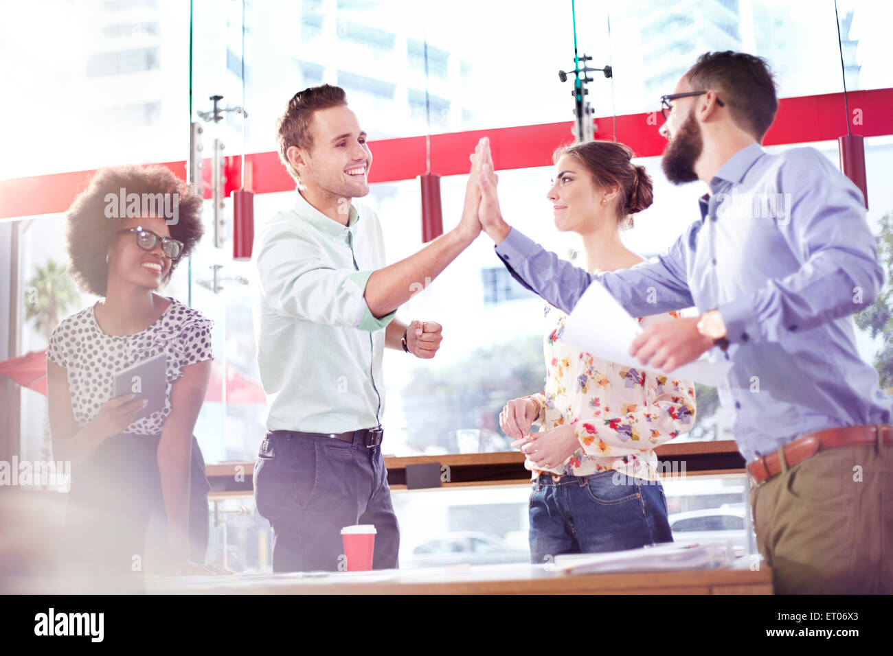High angle business man hi-res stock photography and images - Alamy