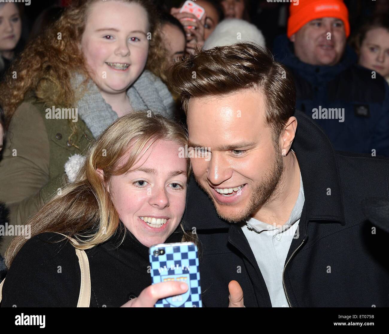 Celebrities at the RTE studios for 'The Late Late Show' Featuring: Olly ...
