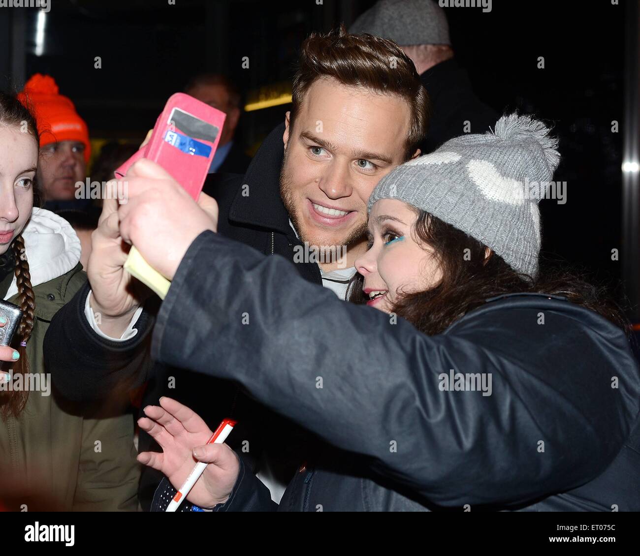 Celebrities at the RTE studios for 'The Late Late Show' Featuring: Olly ...