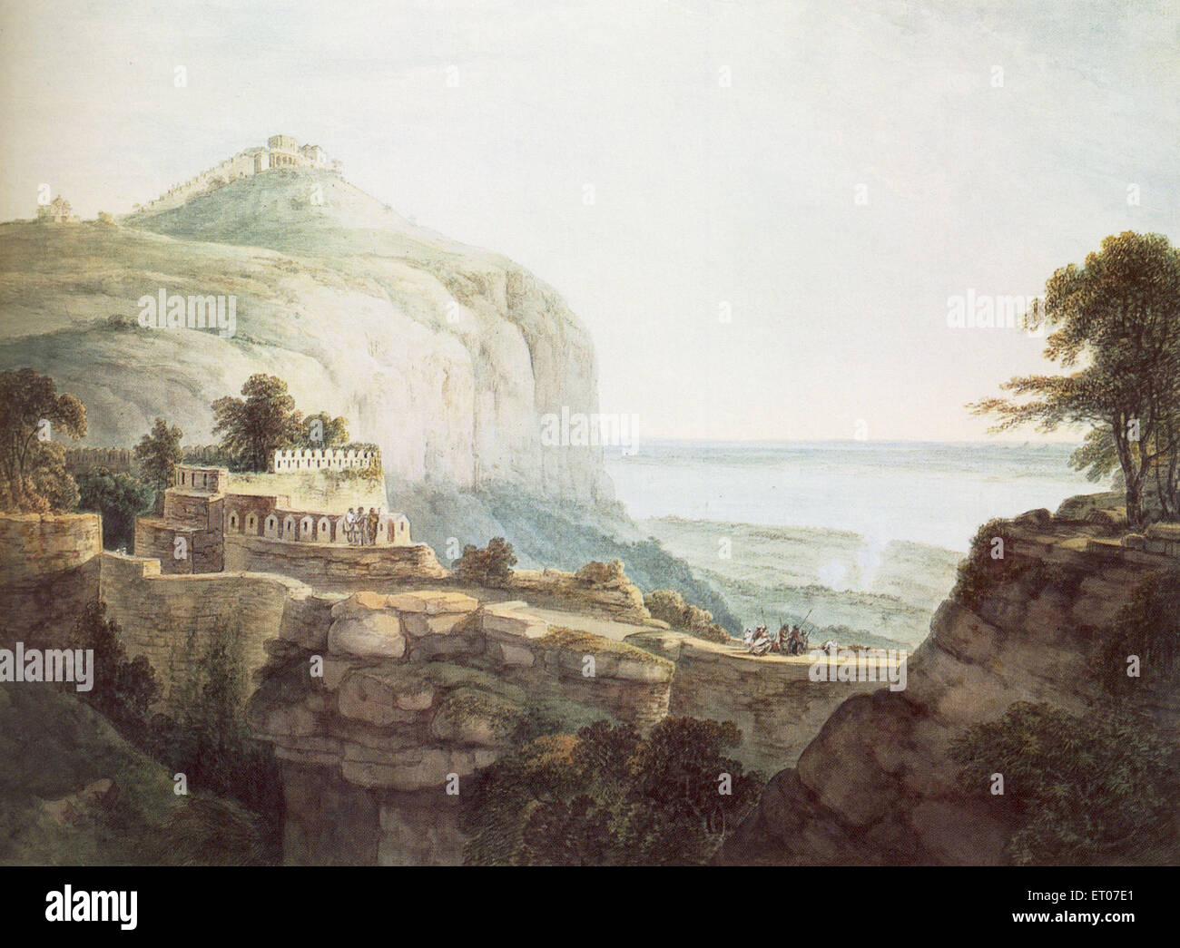 North West View , Rohtasgarh fort , Rohtas Fort , Son River valley ...