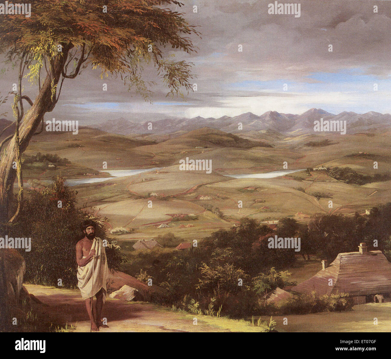 Toda tribe man , Ooty , Ootacamund , Udhagamandalam , Nilgiri Mountains ...