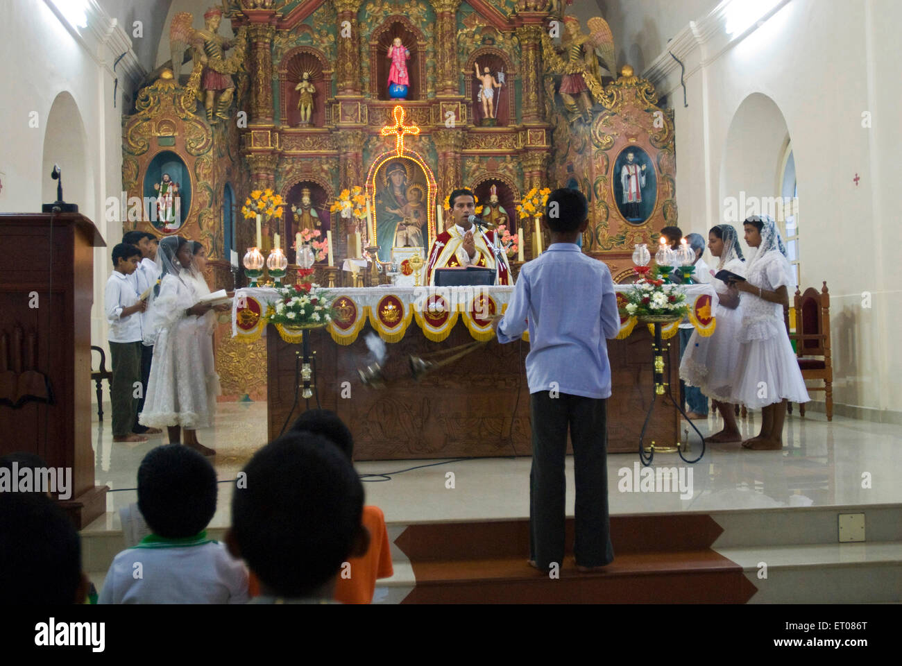 Rosary day celebration in St. Mary's church Estd1463 dedicated to Our ...