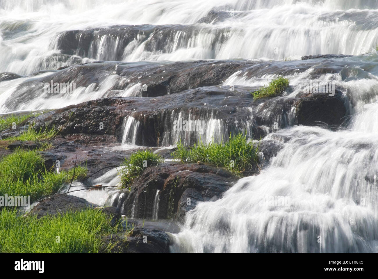 Pykara waterfall on the Pykara river ; Nilgiris district ; Tamil Nadu ...
