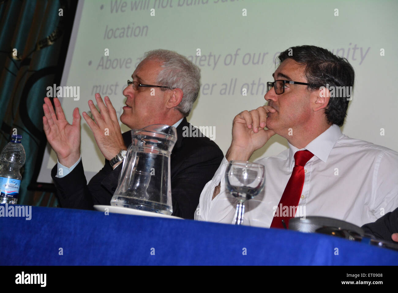 Pictured Daniel Feetham at todays press and public conference on the ...