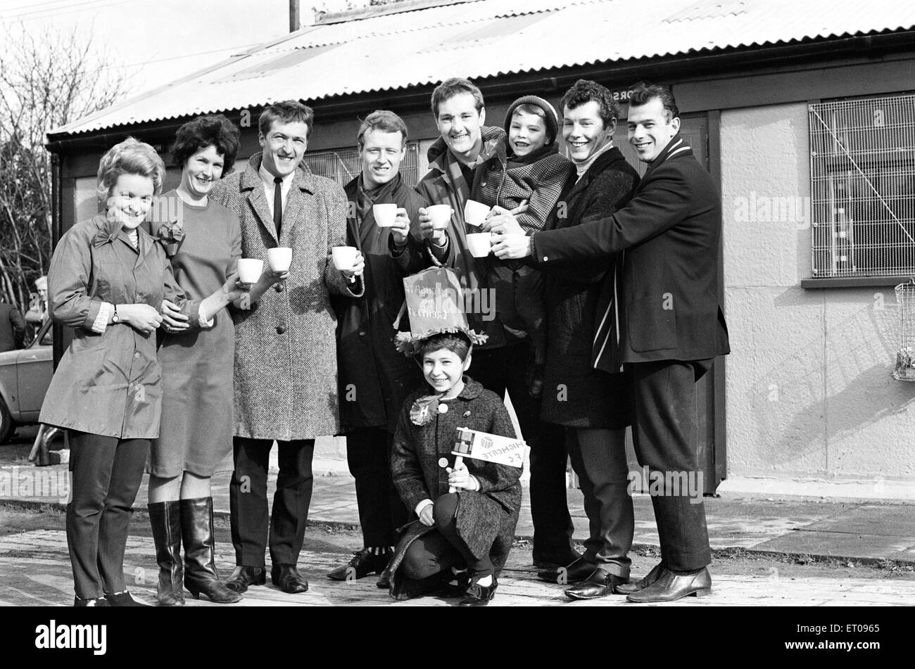 Members of the Highgate United F.C. team at their training ground. 15th ...