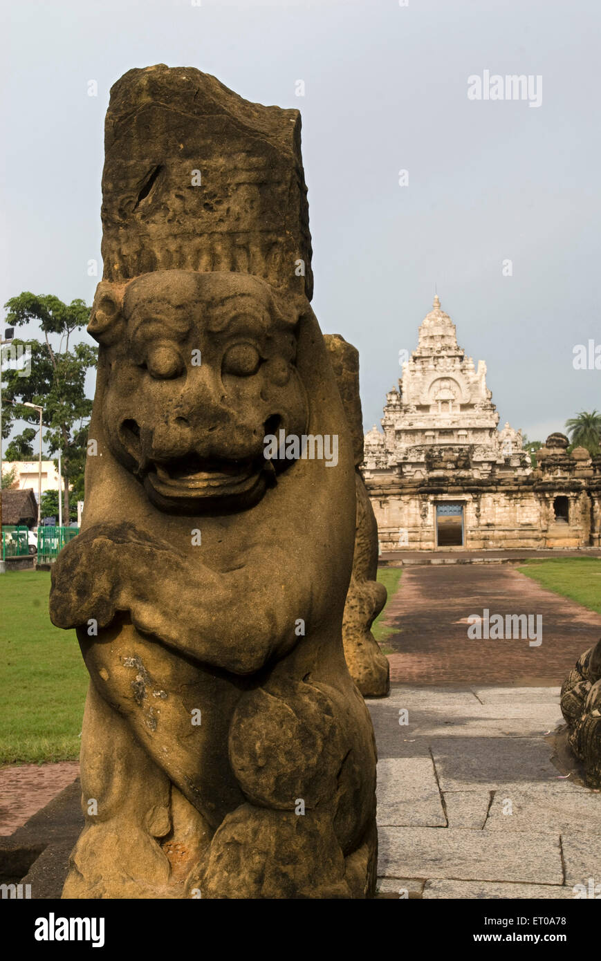 Kailasanatha temple in sandstones Pallava king Narasimhavarman Mahendra ...