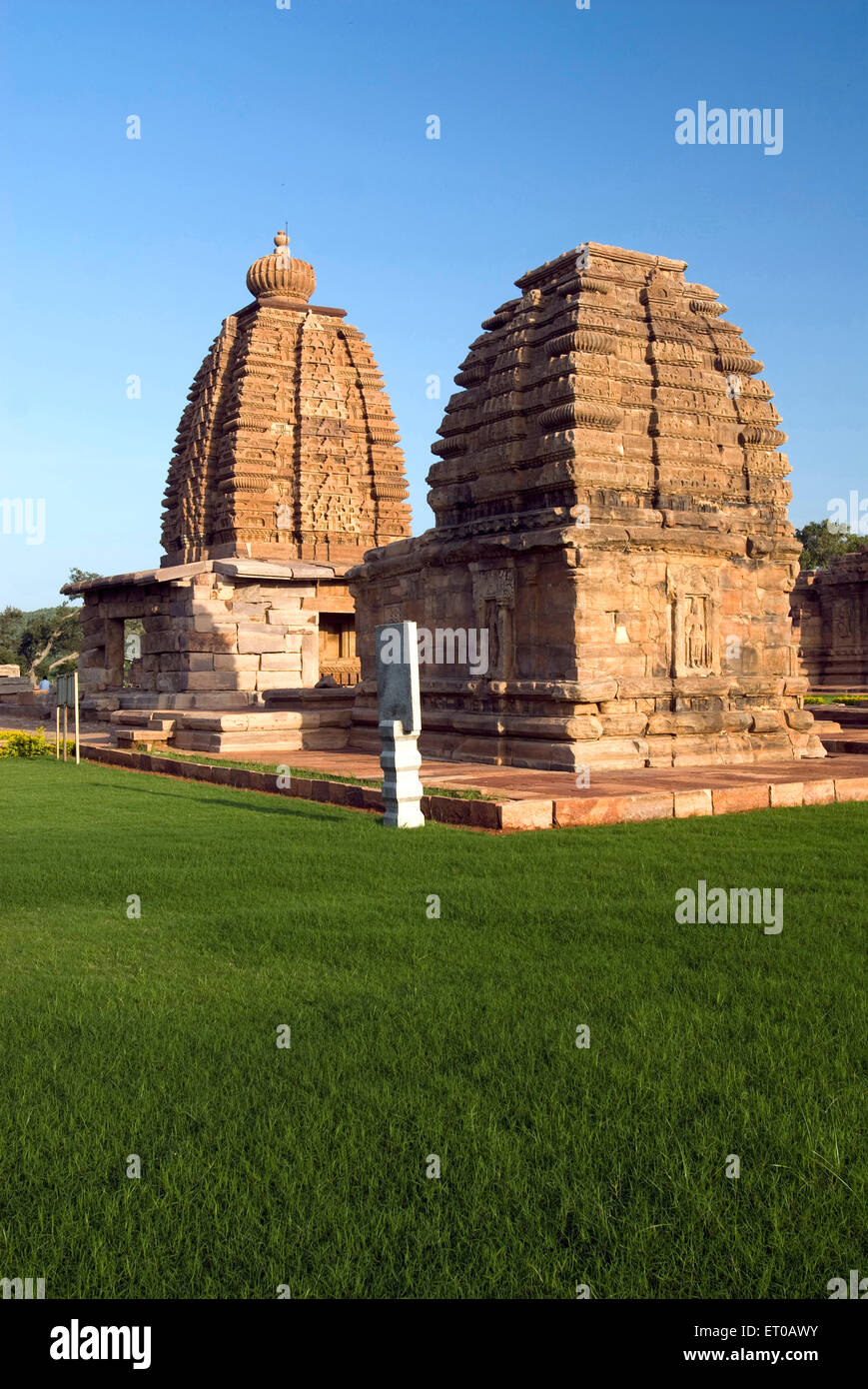 UNESCO World Heritage Site ; Galaganatha and Jambulinga temples 750 A.D ...