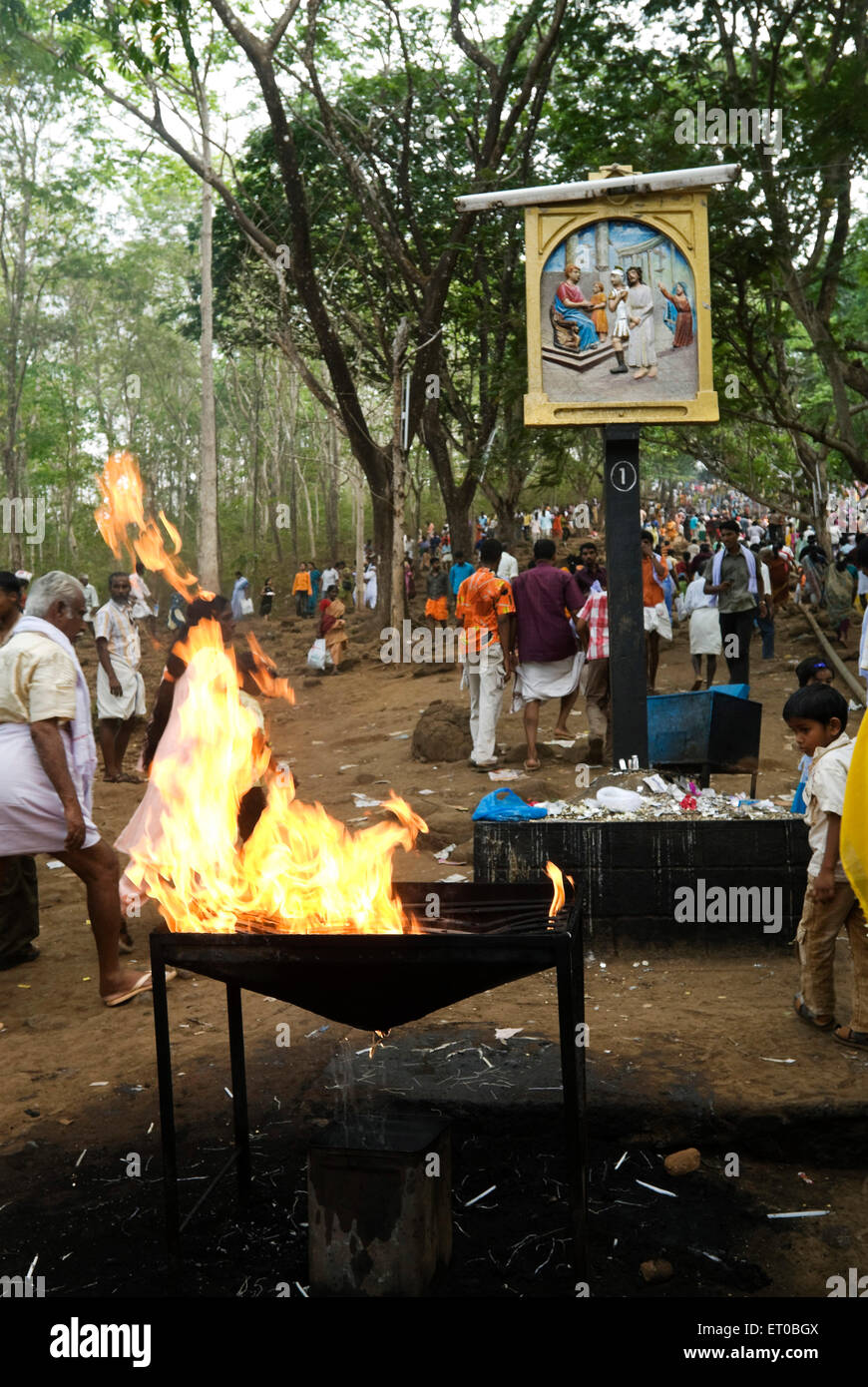 Jesus Christ cross, Malayattoor pilgrimage, Kurisumudy hill ...