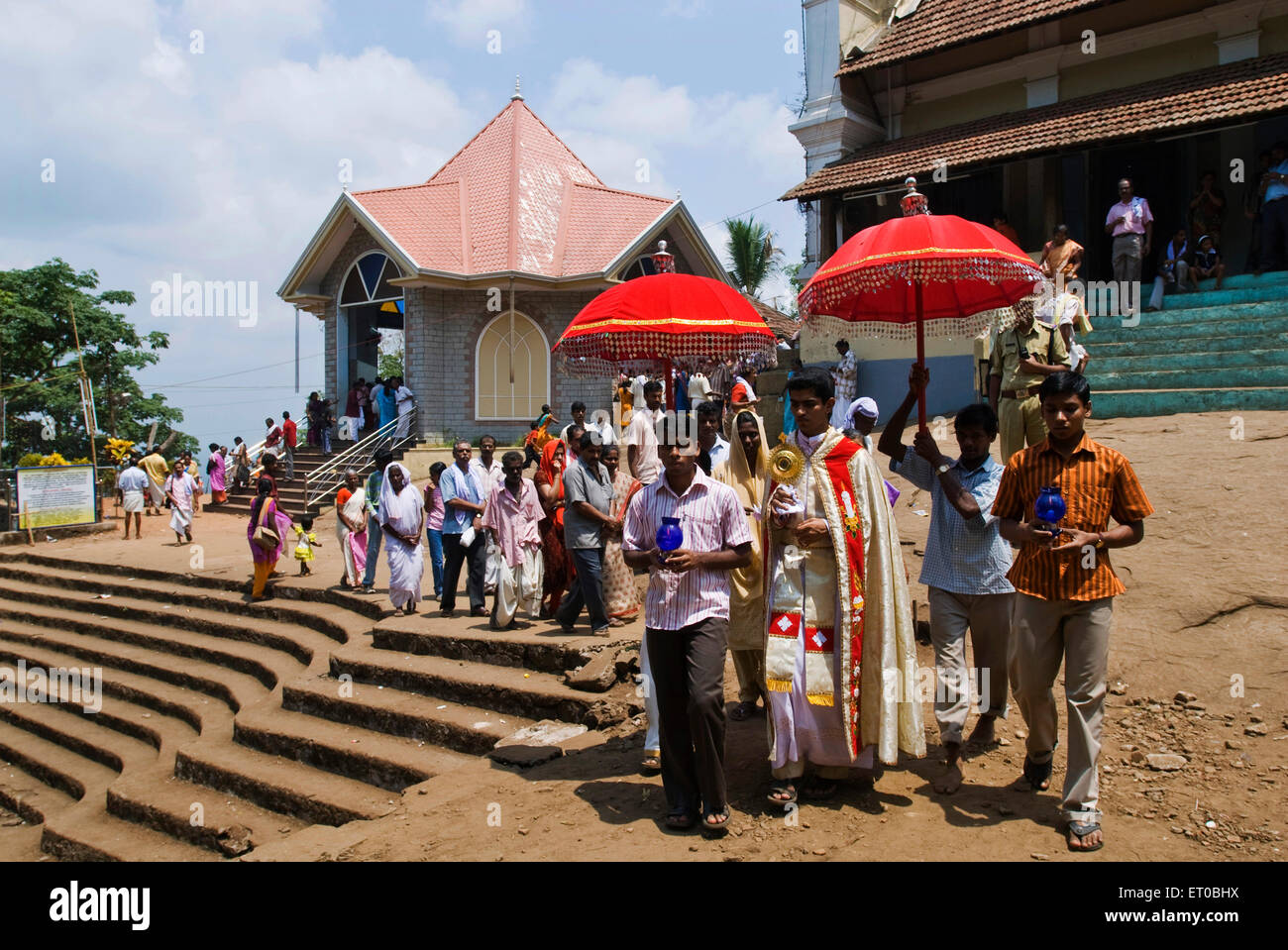 Procession ; annual Malayattur Kurussumudi Perunal festival of Saint ...
