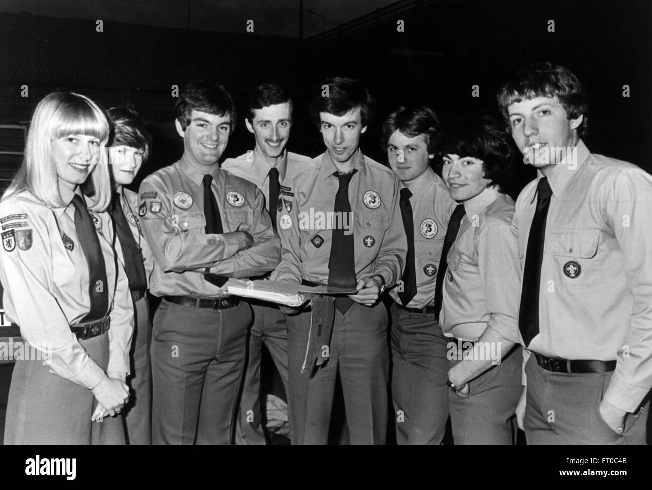 The Queens Scout, who will be taking part in the parade are l-r Jackie ...