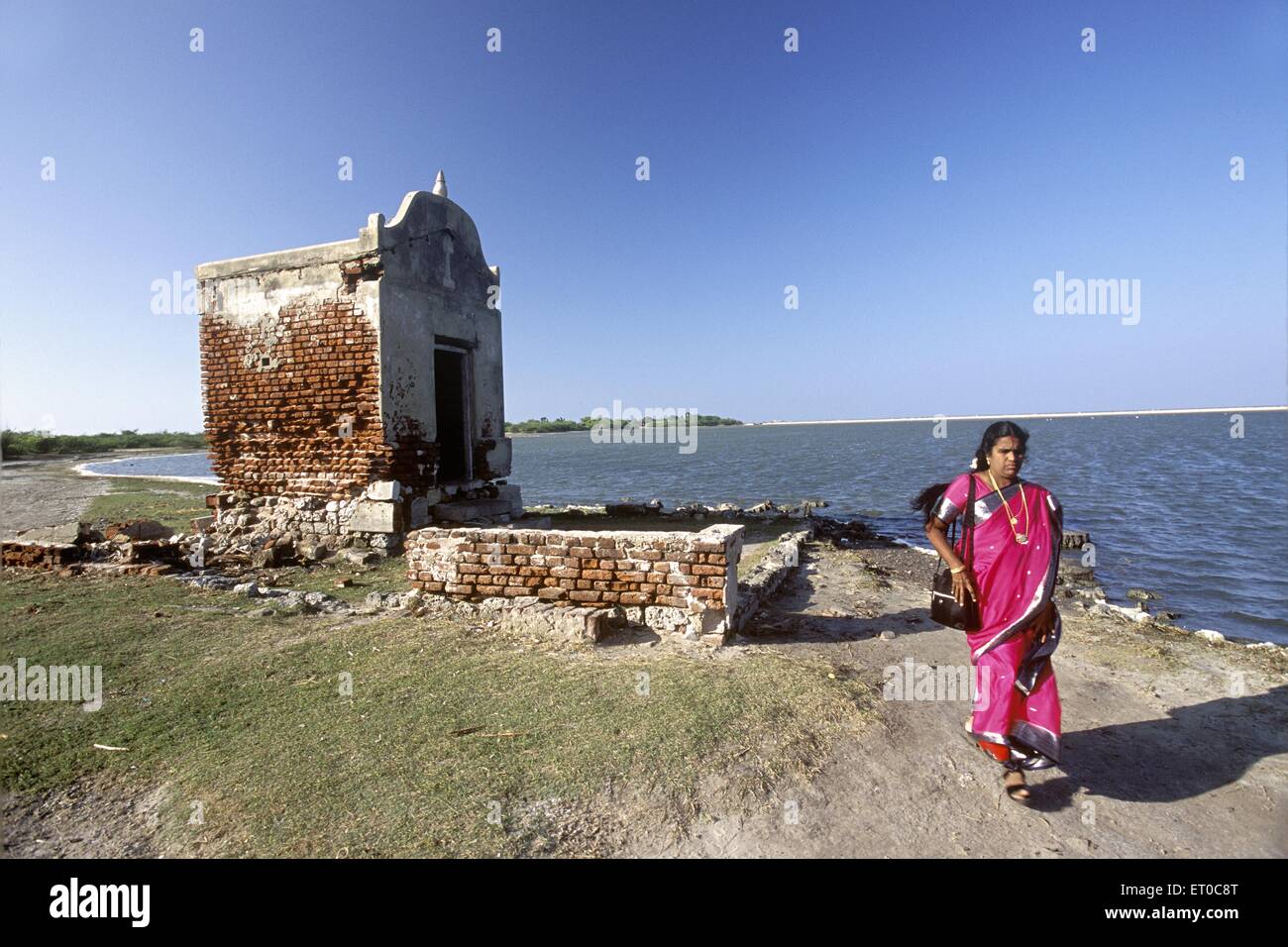 Anjaneya Hanuman temple in Dhanushkodi ; Rameswaram Rameshvaram ; Tamil ...