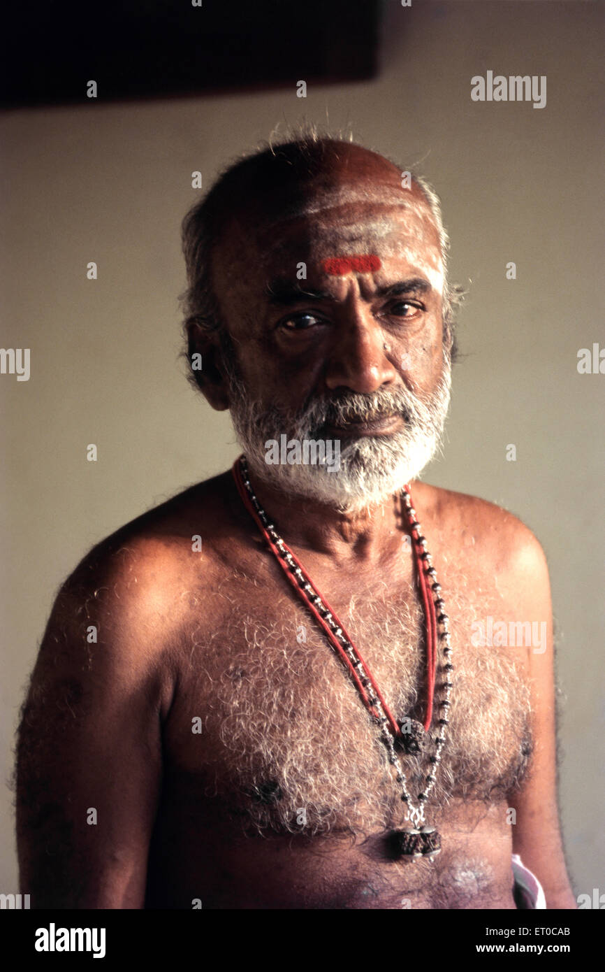 Old nattukottai chettiar or nagarathar ; Chettinad ; Tamil Nadu ; India ...