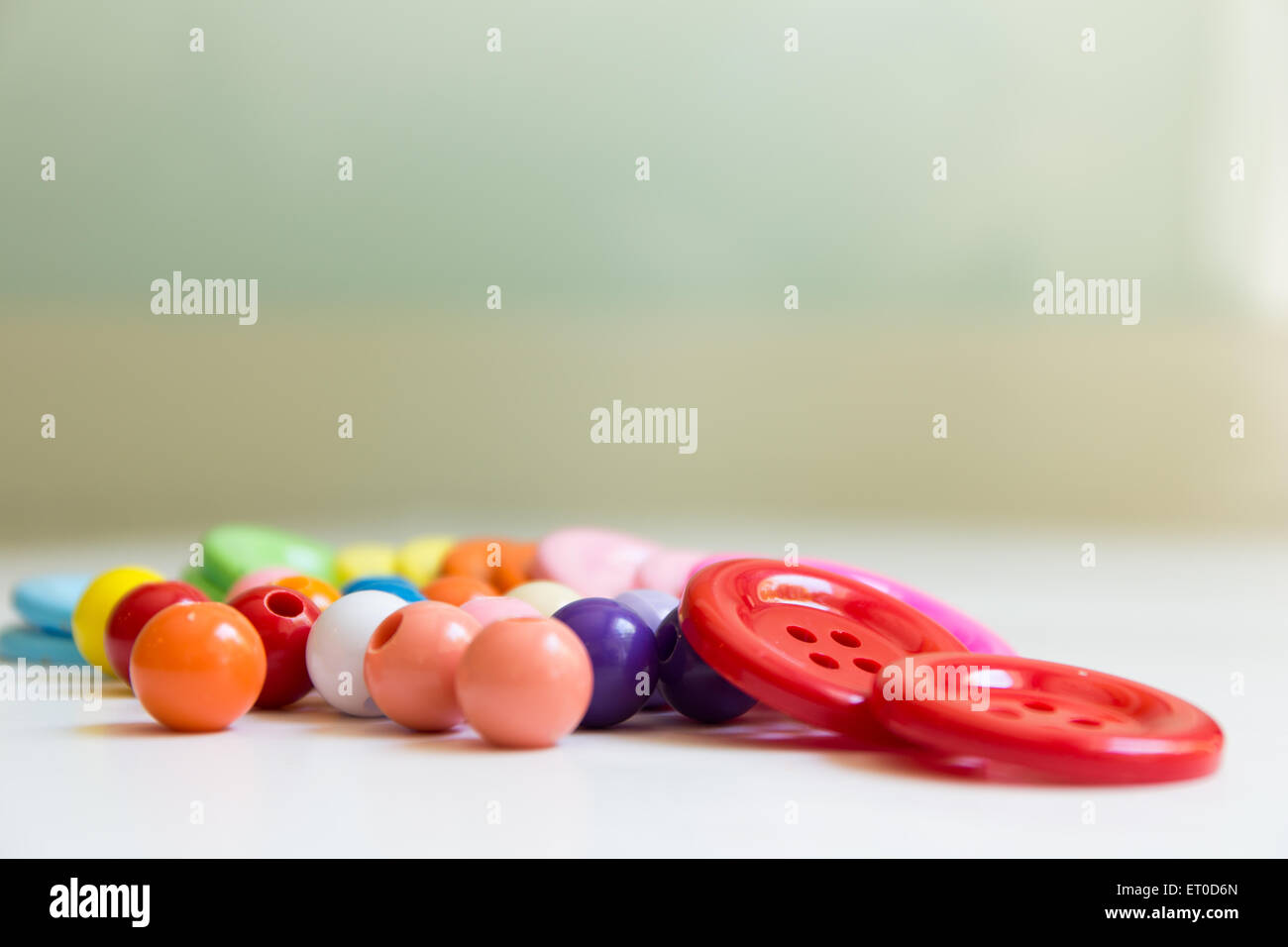 Colorful buttons beads hi-res stock photography and images - Alamy