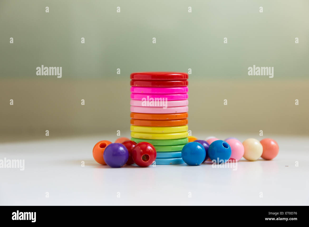 Colorful Buttons and Beads Stock Photo - Alamy