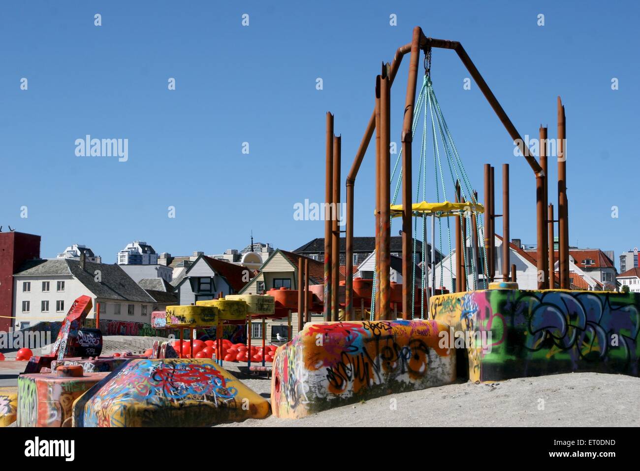 Playground graffiti hi-res stock photography and images - Alamy