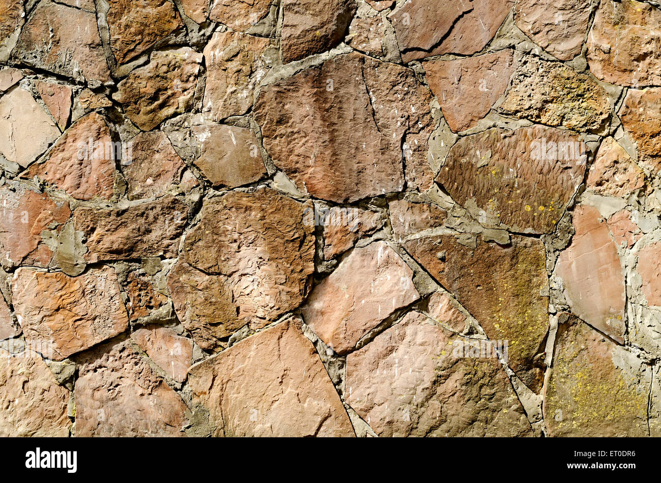 wall from a stone Stock Photo - Alamy