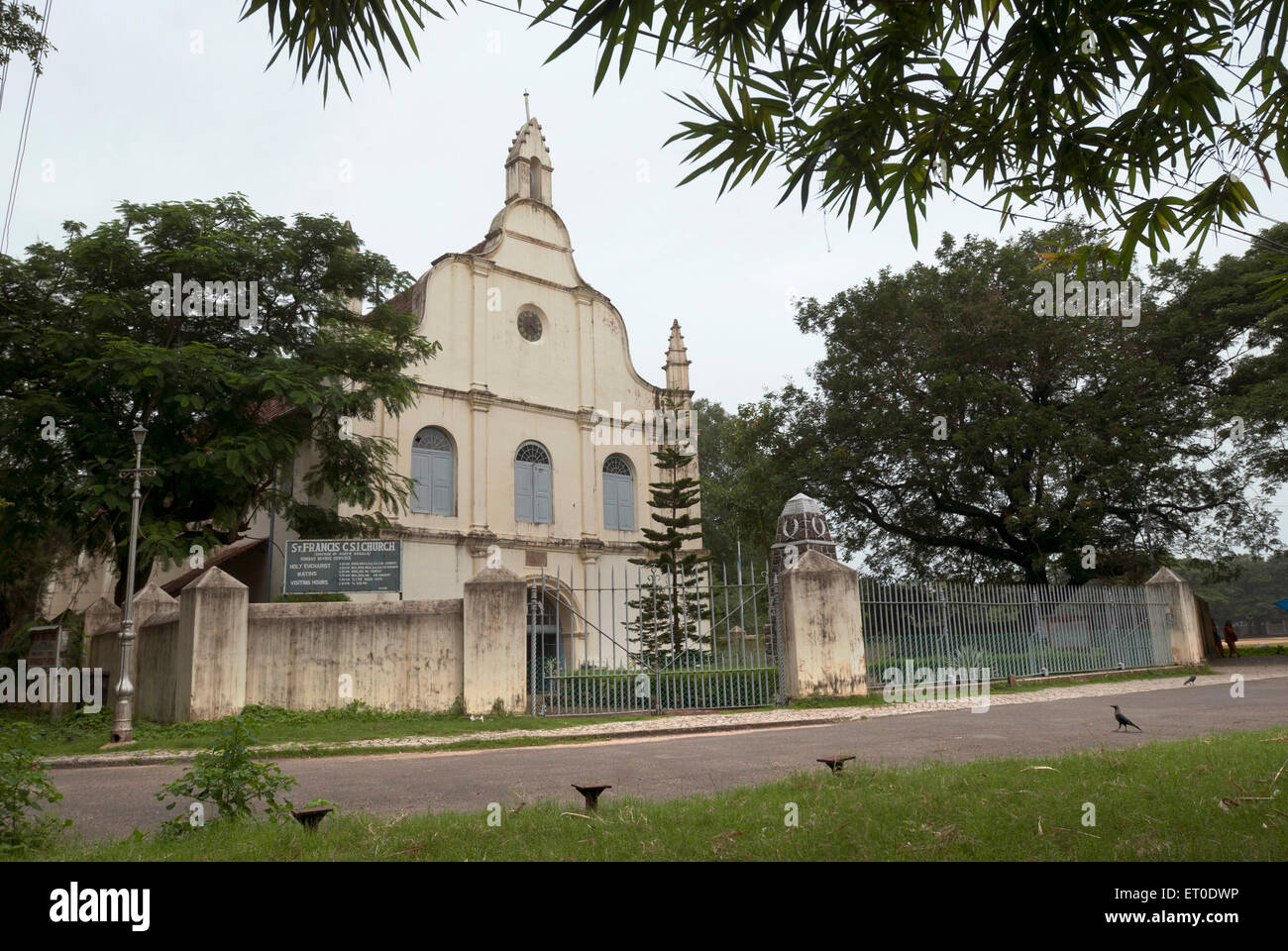 Saint francis csi church ; Cochin Kochi ; Kerala ; India Stock Photo ...