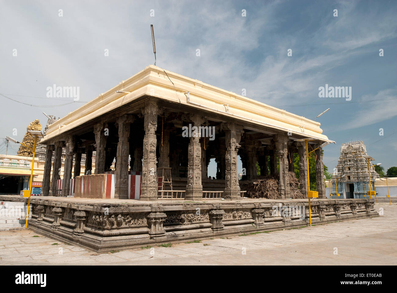 Kamakshi Amman temple ; Kanchipuram kancheepuram ;Tamil Nadu ; India ...